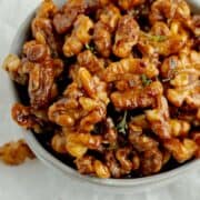 Homemade Candied Maple Walnuts - Barefoot In The Pines