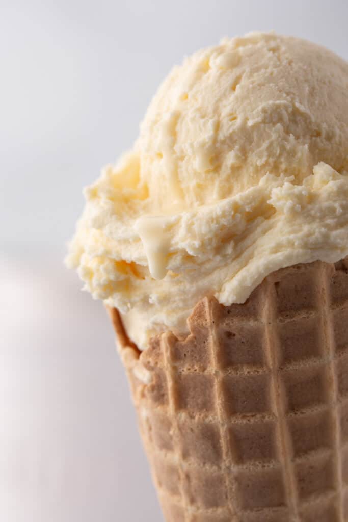 Vanilla Ice Cream Recipe with Ice Cream Maker - Barefoot In The Pines