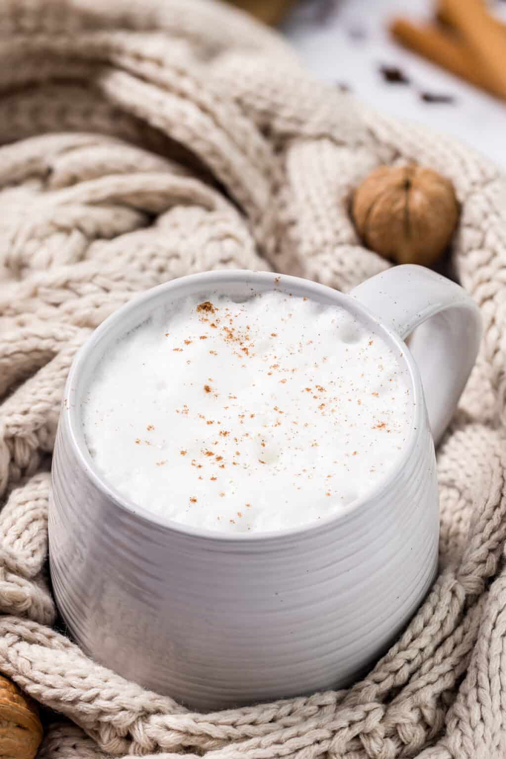 Simple Homemade Maple Latte - Barefoot In The Pines