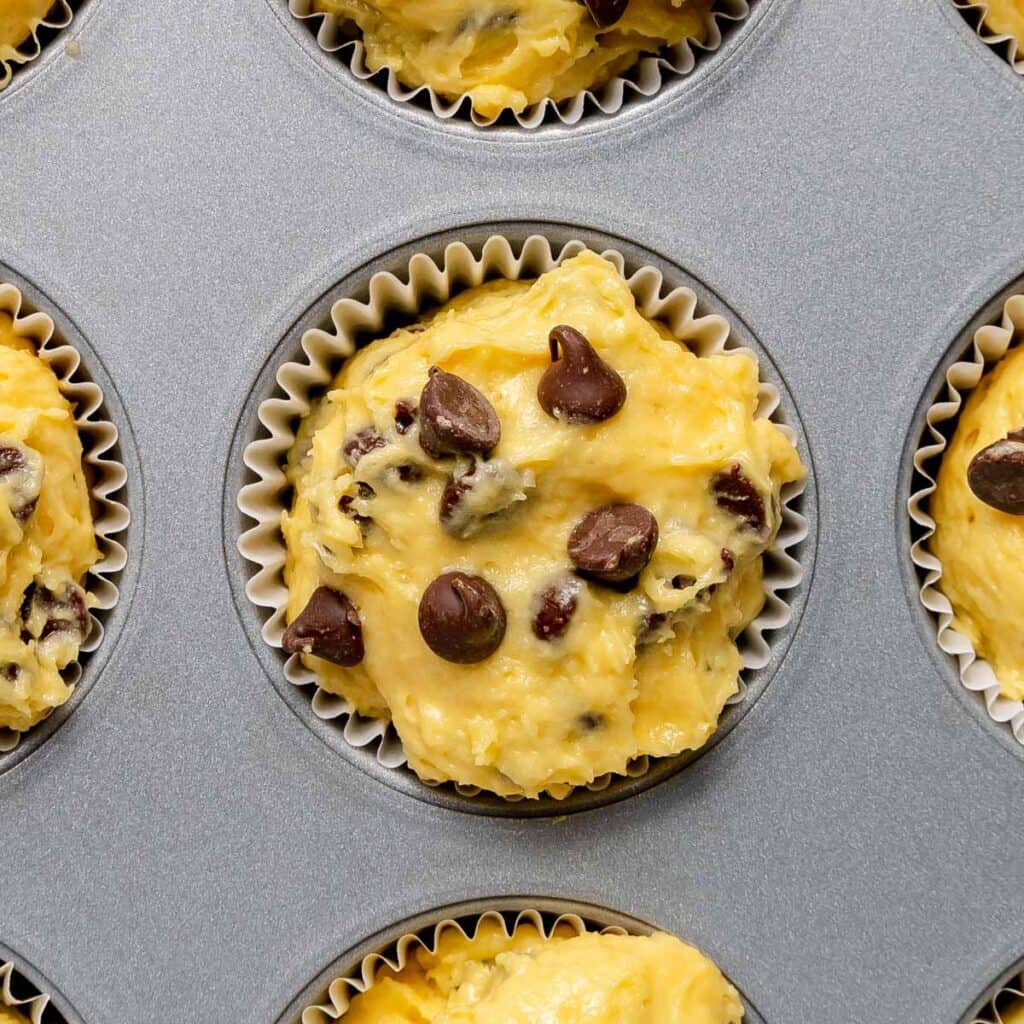 Chocolate Chip Muffins With Cake Mix - Barefoot In The Pines