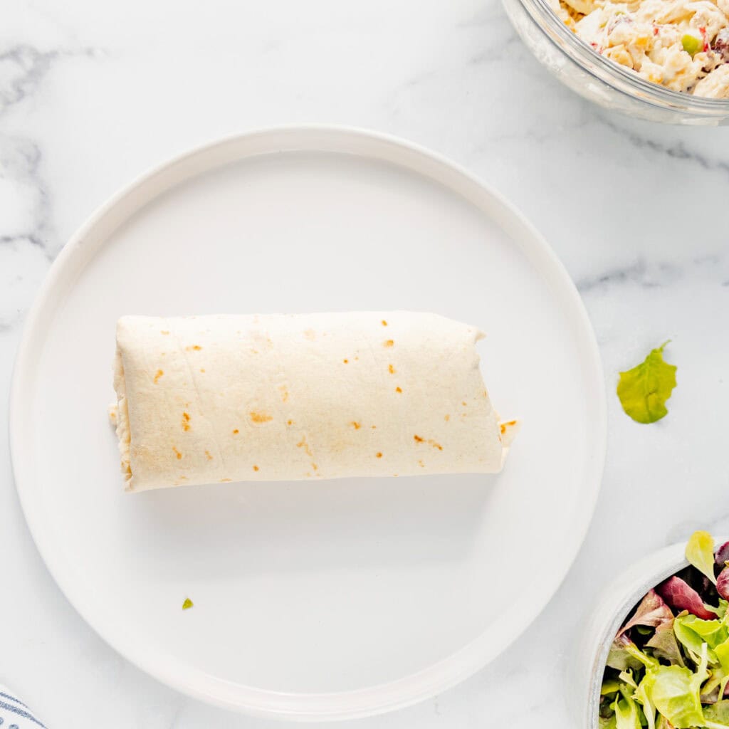 Easy Chicken Salad Wrap Recipe - Barefoot In The Pines