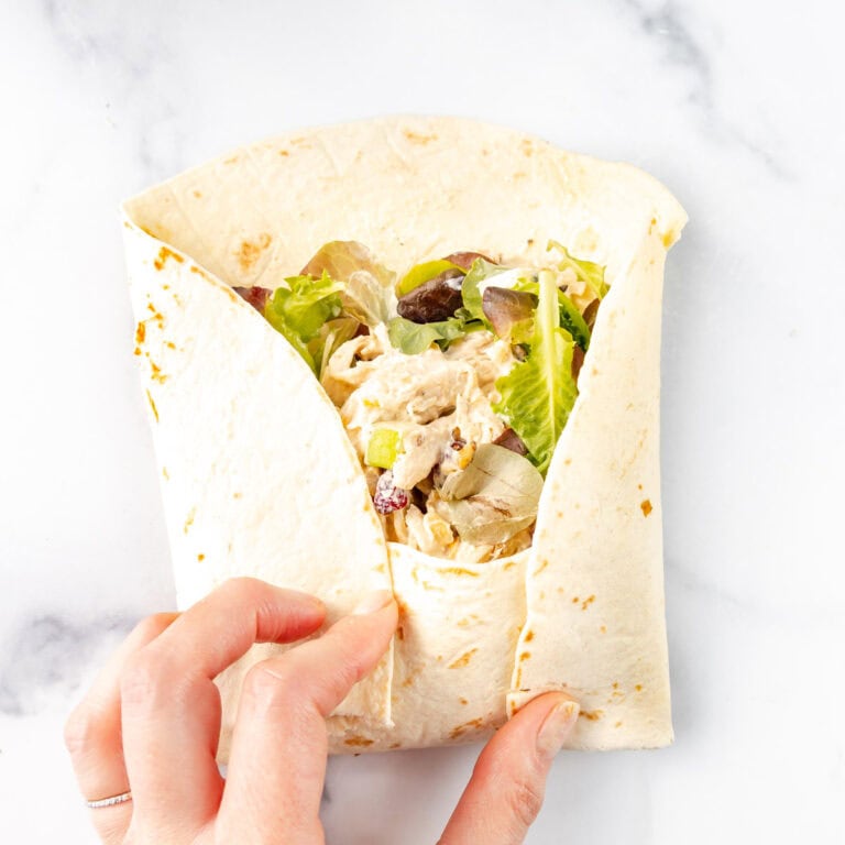 Easy Chicken Salad Wrap Recipe - Barefoot In The Pines