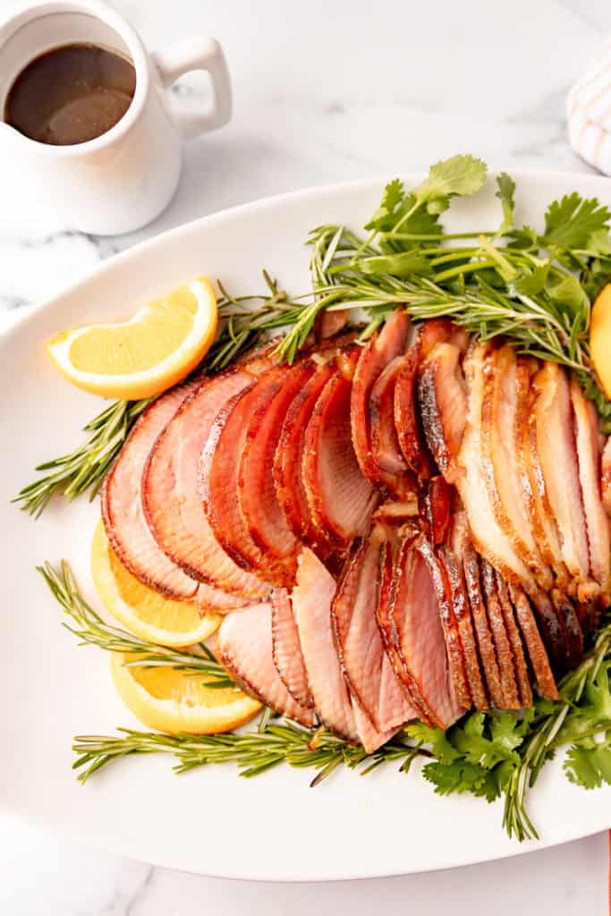 Honey Brown Sugar Glazed Ham - Barefoot In The Pines