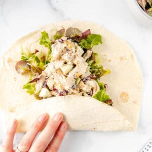 Easy Chicken Salad Wrap Recipe - Barefoot In The Pines