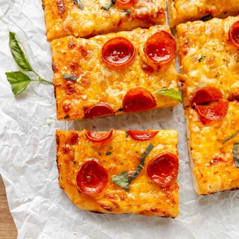 Homemade Sheet Pan Pizza Recipe - Barefoot In The Pines
