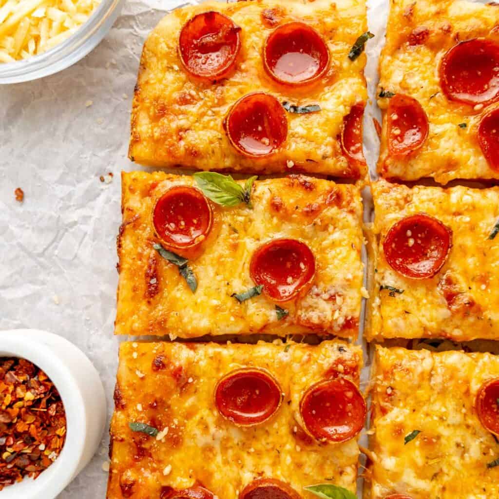 Homemade Sheet Pan Pizza Recipe - Barefoot In The Pines