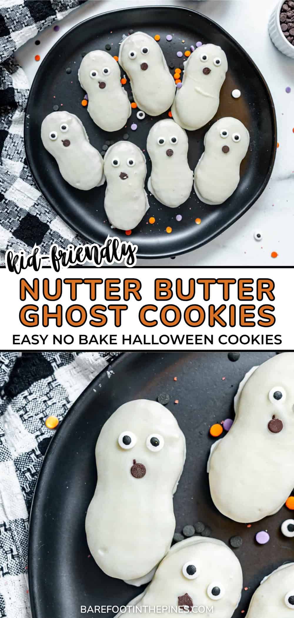 Nutter Butter Ghosts (Cookies For Halloween) - Barefoot In The Pines