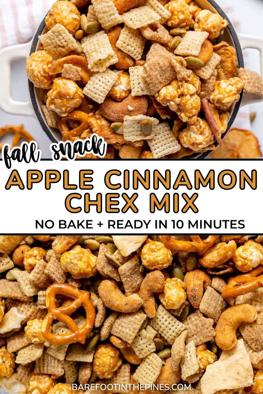 Apple Cinnamon Fall Trail Mix - Barefoot In The Pines