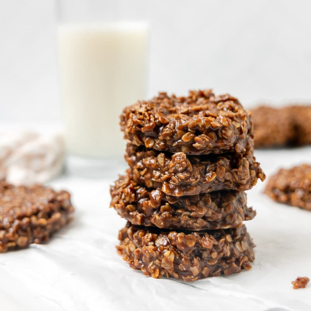 Chocolate Peanut Butter No Bake Cookies - Barefoot In The Pines