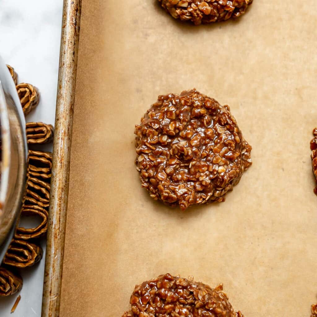 Chocolate Peanut Butter No Bake Cookies - Barefoot In The Pines