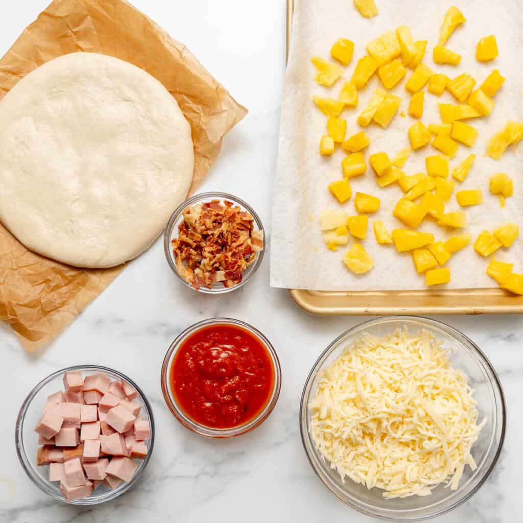 Homemade Hawaiian Pizza Recipe - Barefoot In The Pines